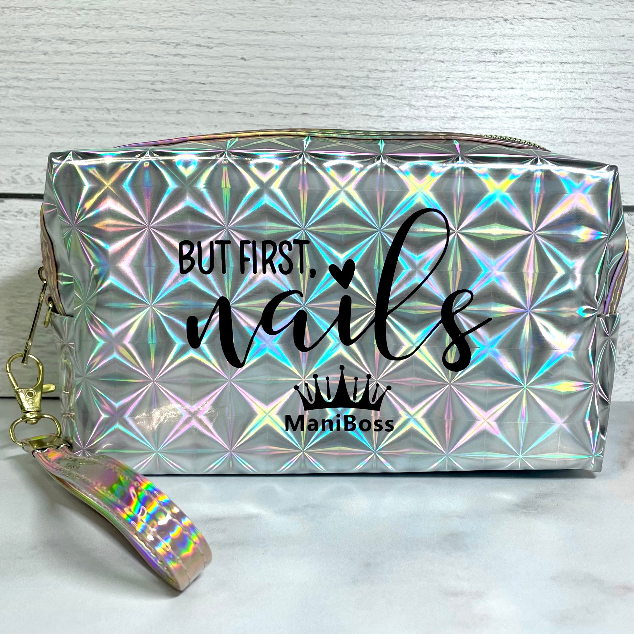 Mani Boss Accessory Bag - Silver